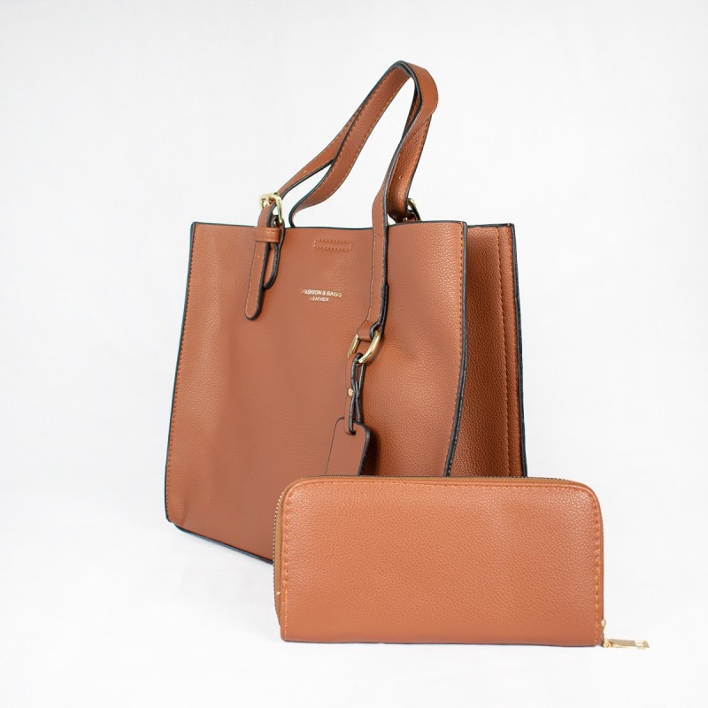 Cartera con billetera Vintage color Caramel | Santiago, Chile